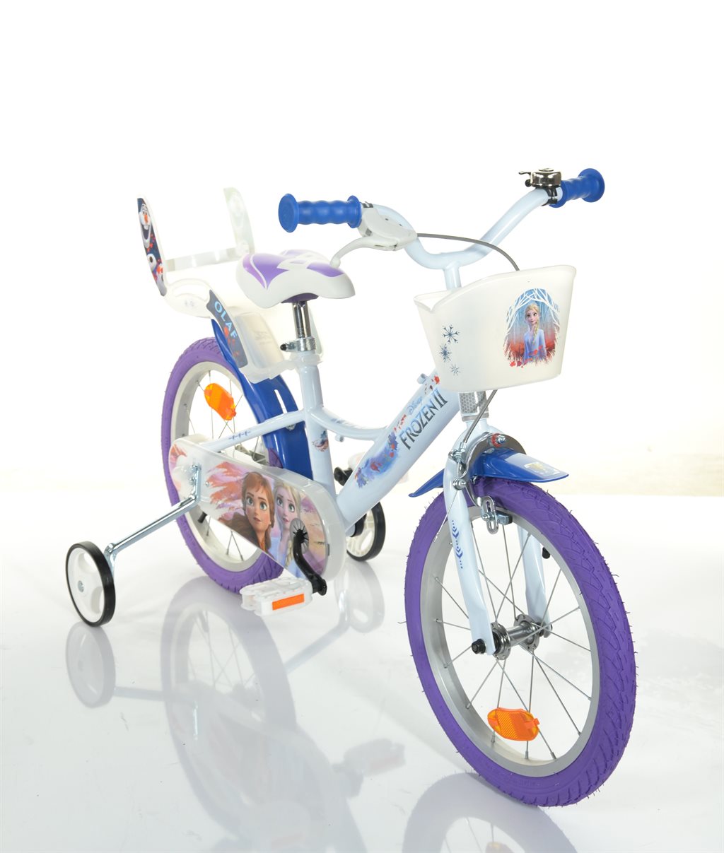 16 License Frozen 2 bike with bike basket