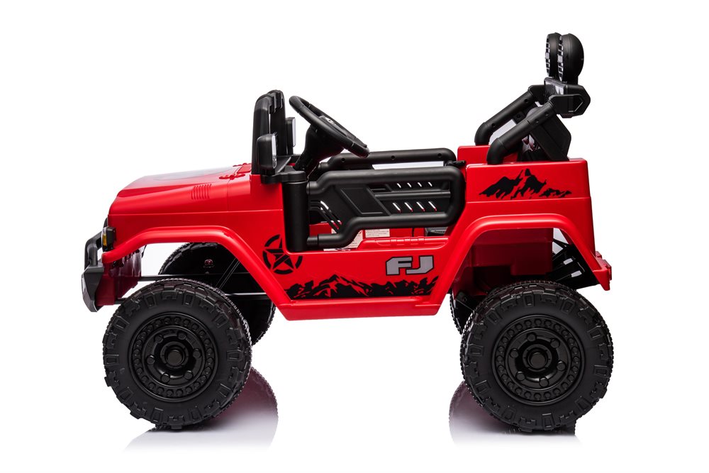 Toyota FJ Cruiser Red, 4x12V, EVA tires and leather seat.